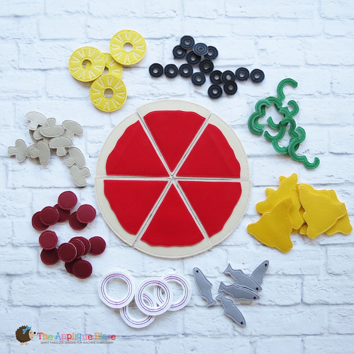ITH Pizza Play Set Embroidery Pattern - Pretend Play - Machine ...