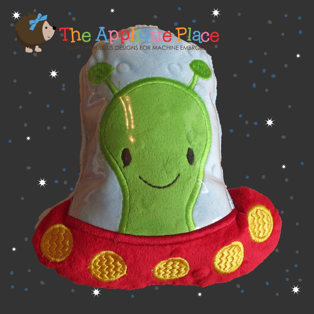 Alien Spacecraft Embroidery PATTERN Softie Stuffie Plushie - Etsy