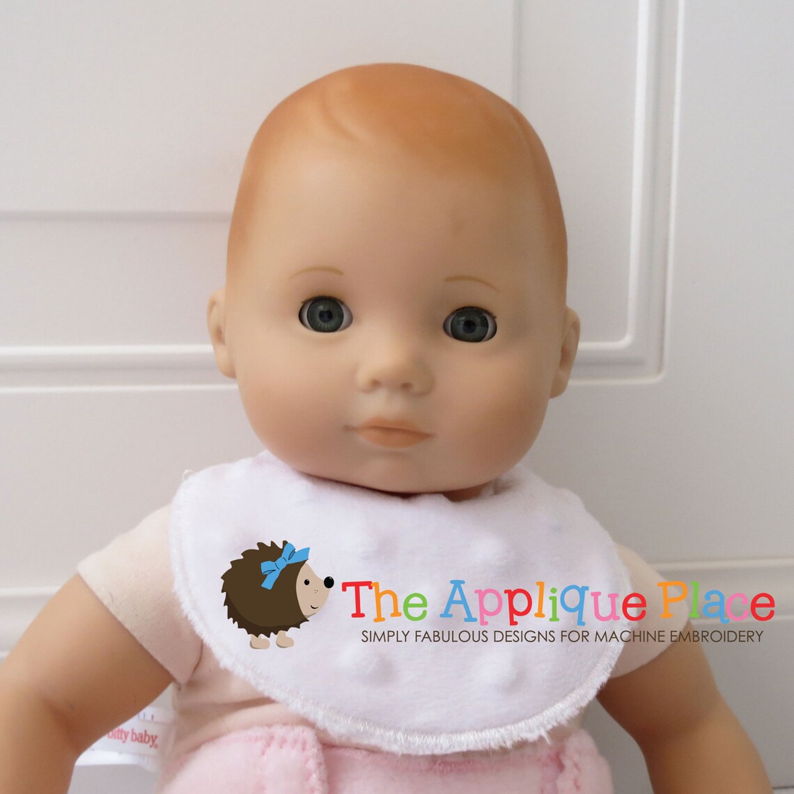 Doll Clothing PATTERN * in the Hoop Doll Bib * for * 15 INCH Baby DOLLS ...