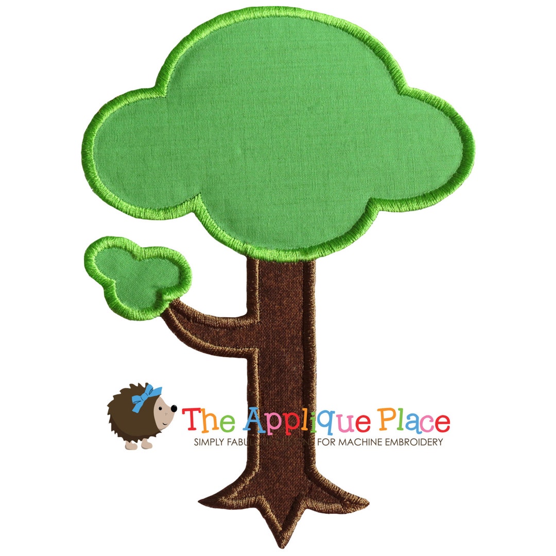Gum Tree Applique Design , Instant Digital Download File for Machine ...
