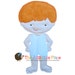 Dress up Doll * Henry * Felt Paperless Unpaper Cloth Doll in the Hoop ...