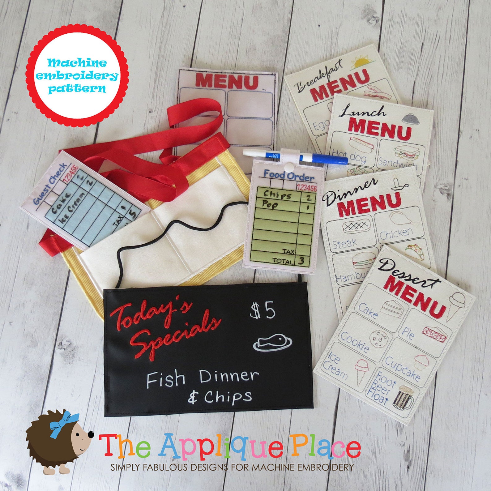 ITH Waitress Play Set Restaurant Play Food Machine - Etsy