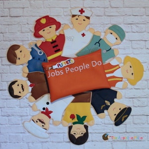 PATTERN Set of - Jobs and Occupations - Hand and Finger Puppets, in the ...