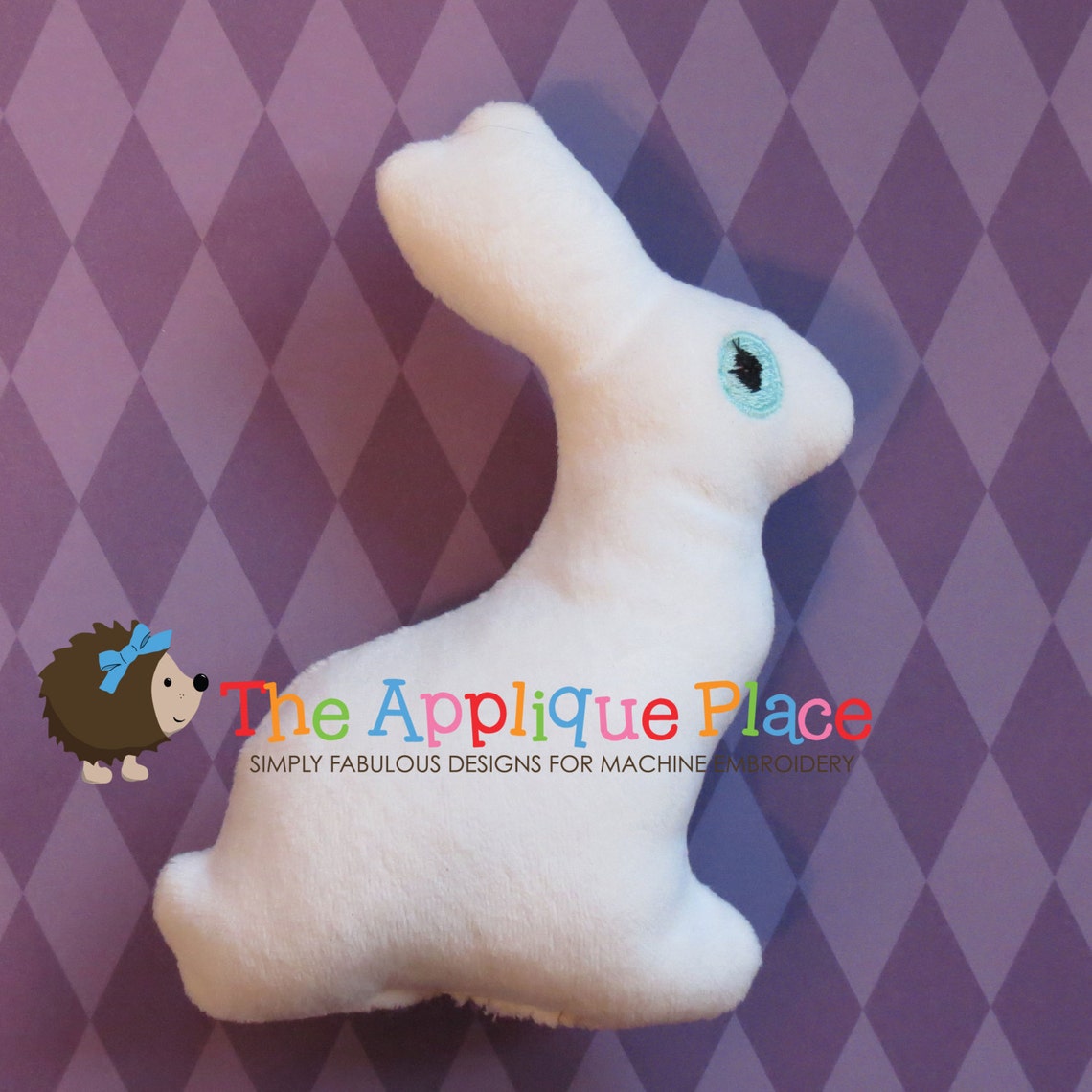Chocolate Bunny Embroidery PATTERN * Softie Stuffie Plushie * in the ...