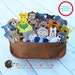 Finger Puppets Embroidery Design Noah's Ark, Noah, Wife, Animals ITH ...