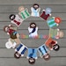 Bible Puppet Embroidery Pattern Set of Jesus and His 12 Disciples Hand ...