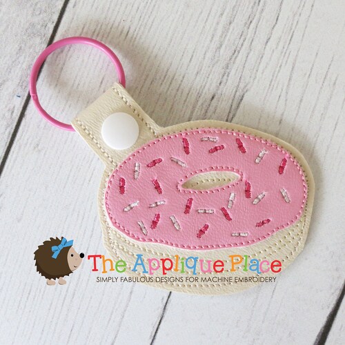 In the Hoop Blank Key Fob Embroidery Machine Design - Etsy