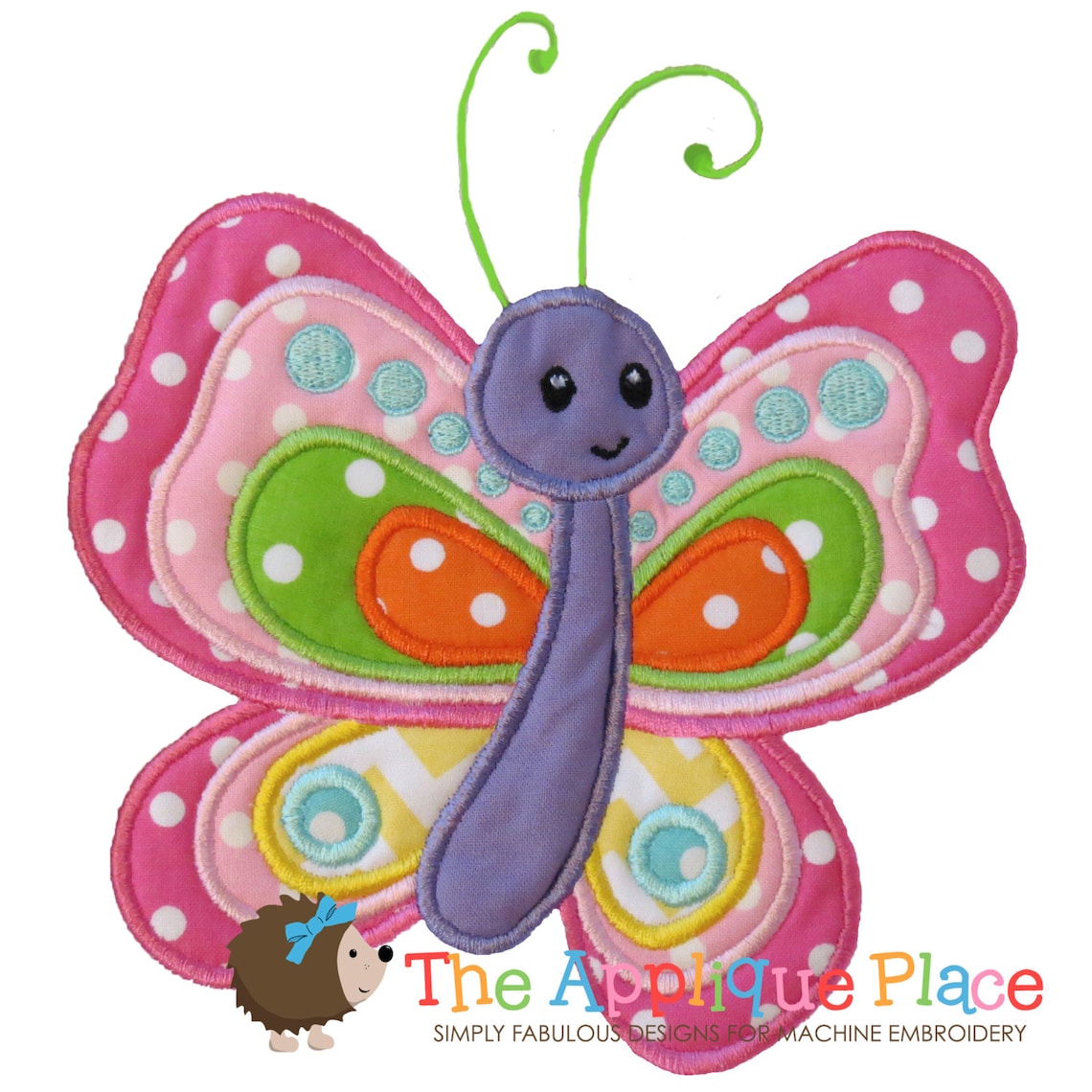 Beautiful Butterfly Applique Design Instant Digital Download - Etsy