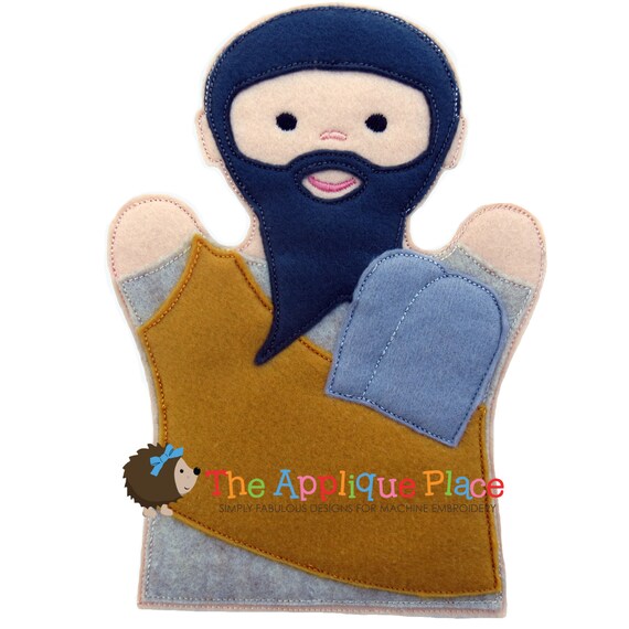 Bible Puppet Embroidery Pattern Moses Hand and Finger - Etsy