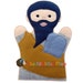 Bible Puppet Embroidery Pattern - Moses - Hand and Finger Puppet - in ...