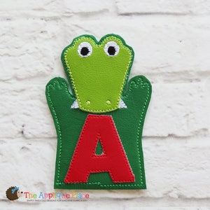 A for Alligator - Hand and Finger Puppet - in the Hoop Machine ...