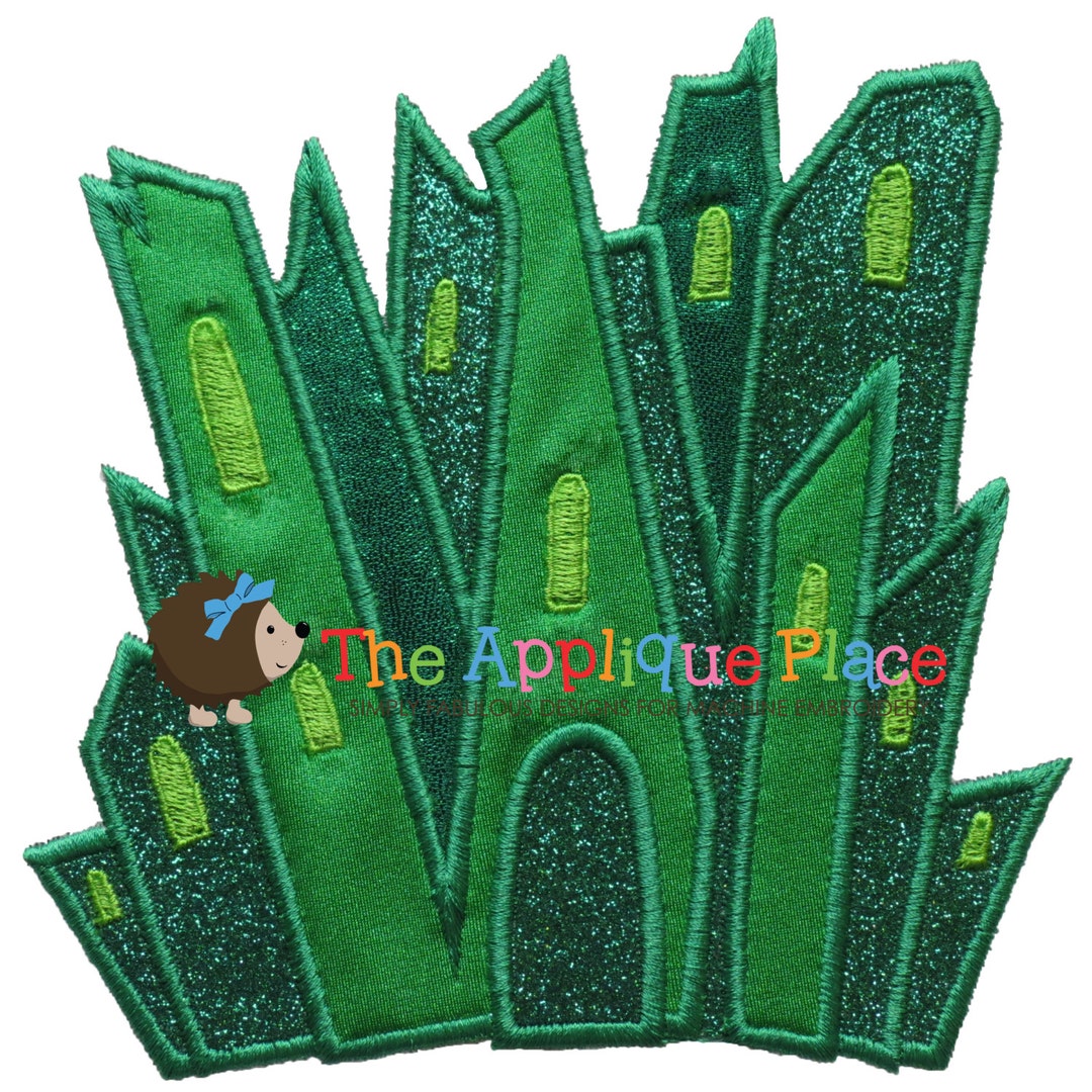 Emerald City - Wizard of Oz - Machine Embroidery Applique Design - Etsy