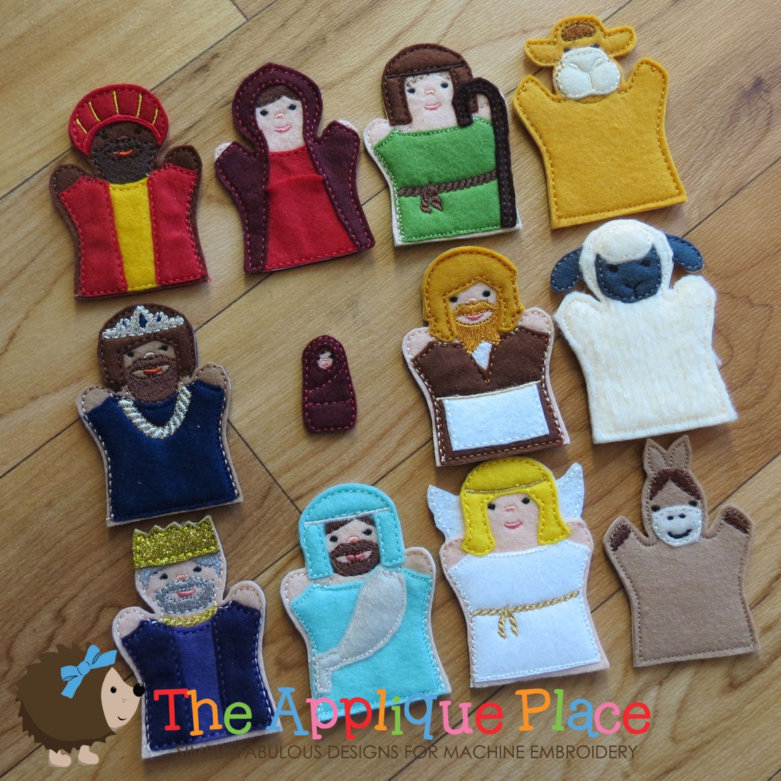Finger Puppets Embroidery Design Nativity Finger Puppets - Etsy