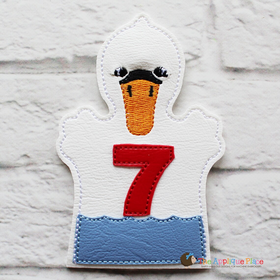 Swan a Swimming - Hand and Finger Puppet - ITH Machine Embroidery ...