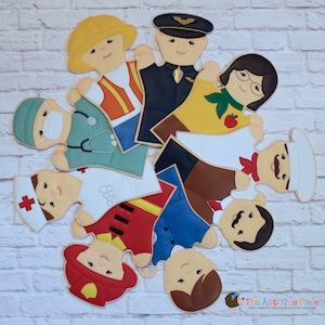 PATTERN Set of - Jobs and Occupations - Hand and Finger Puppets, in the ...