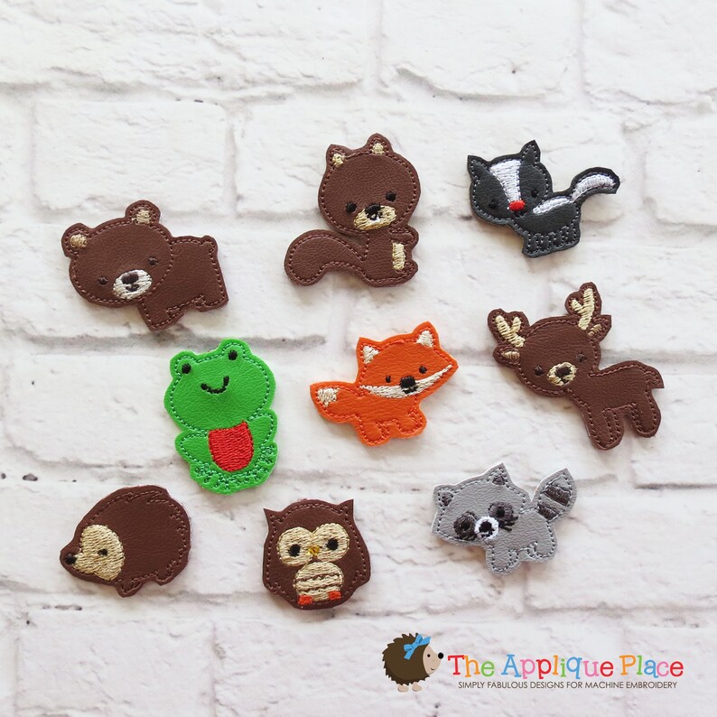 ITH Feltie Woodland Set In the hoop Feltie Machine | Etsy