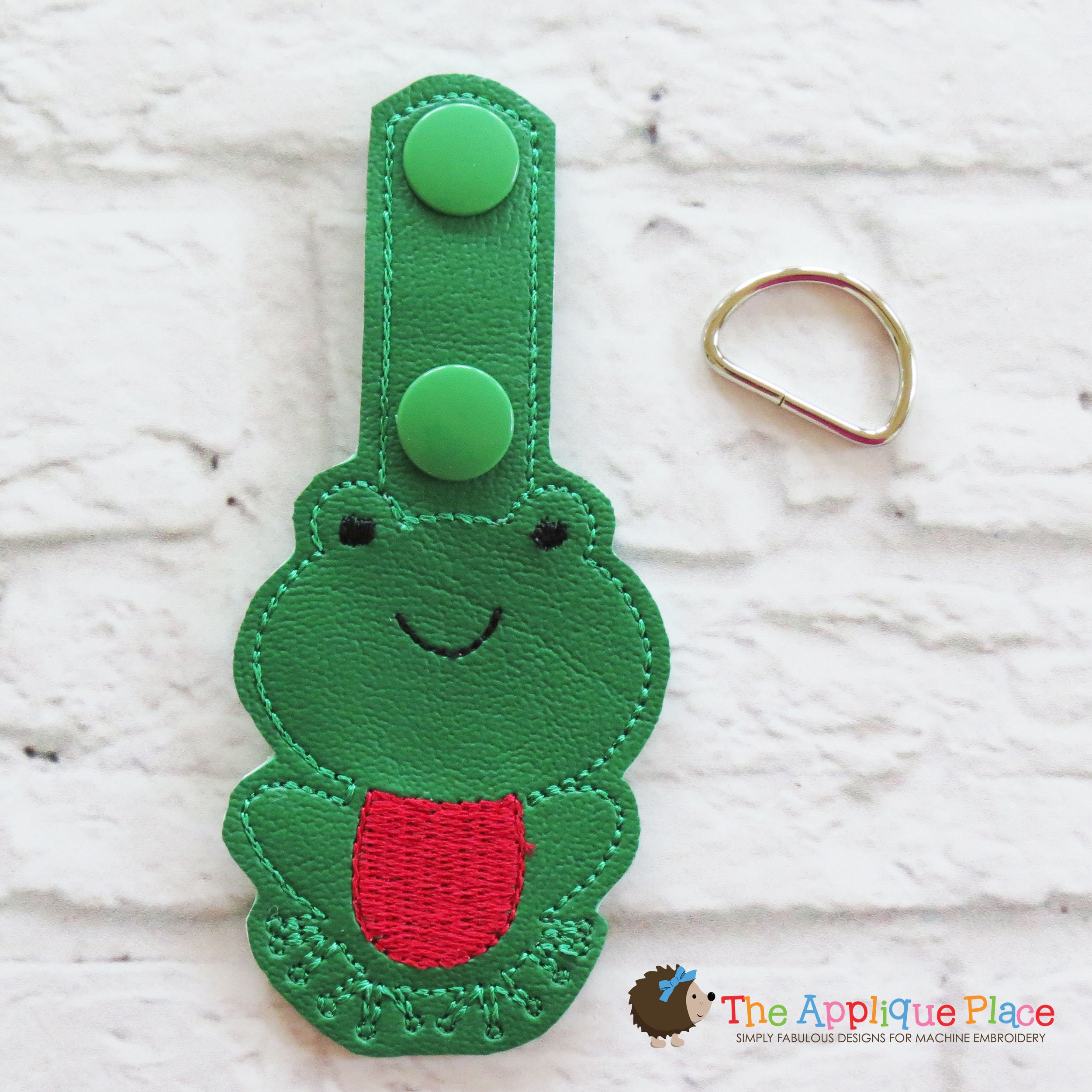 Key Fob Embroidery Design Tree Frog Embroidery PATTERN | Etsy