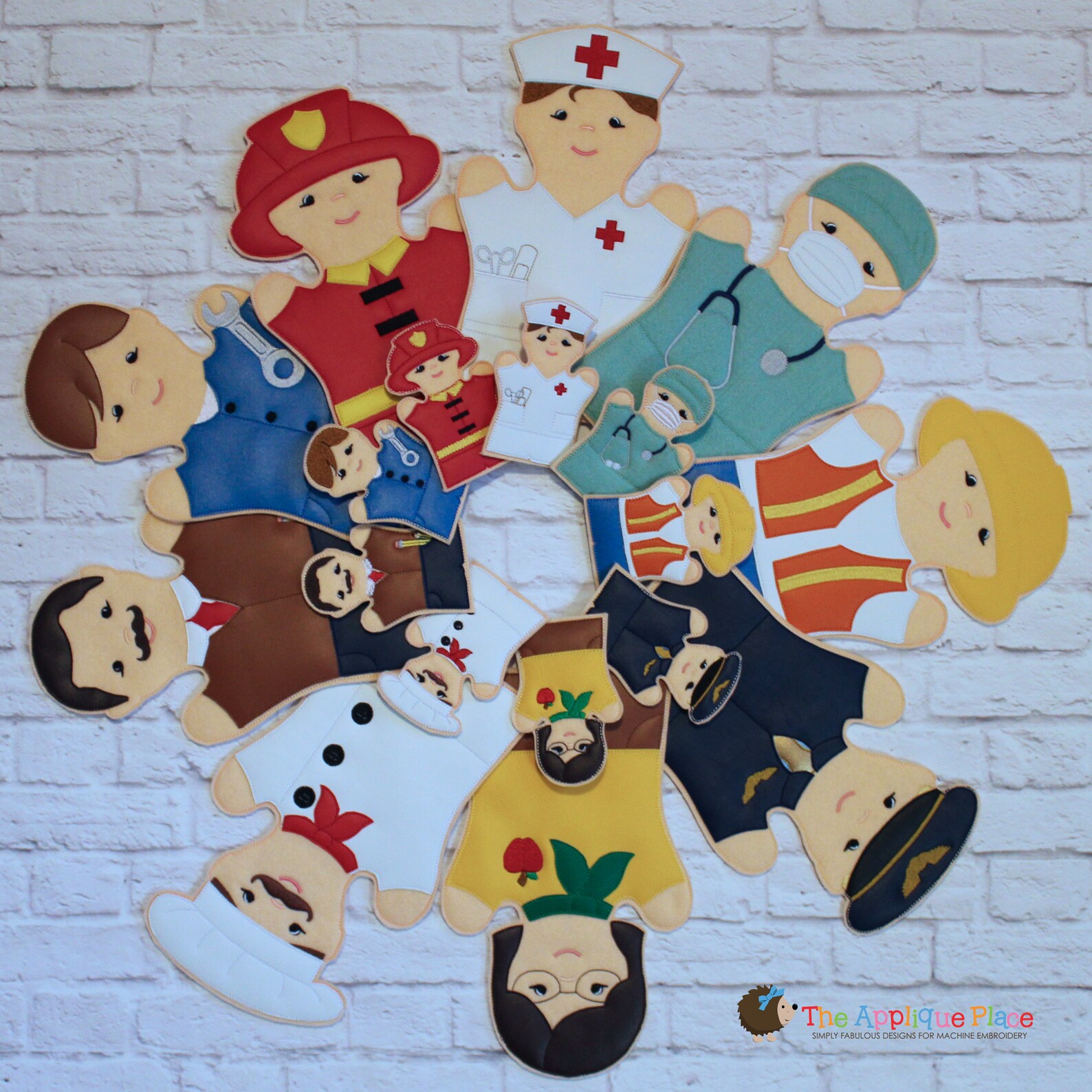 PATTERN Set of - Jobs and Occupations - Hand and Finger Puppets, in the ...