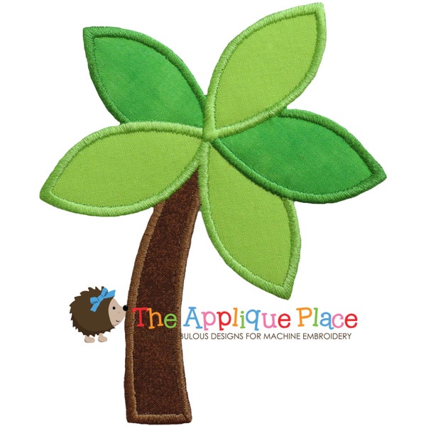 Palm Tree Applique - Etsy