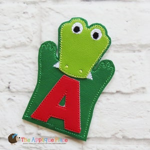 A for Alligator - Hand and Finger Puppet - in the Hoop Machine ...
