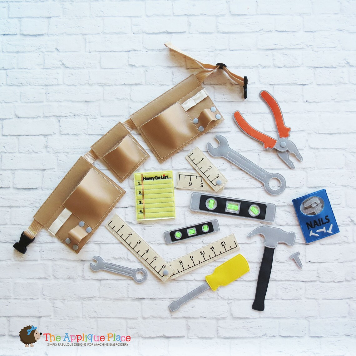 ITH Tool Belt Play Set Embroidery Pattern Pretend Play | Etsy