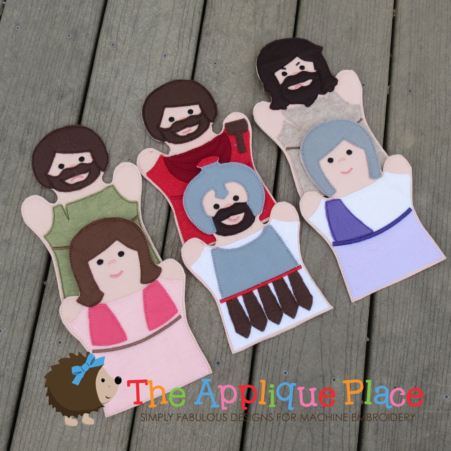 PATTERN Set of 6 Bible Character Puppets Easter Story hand - Etsy