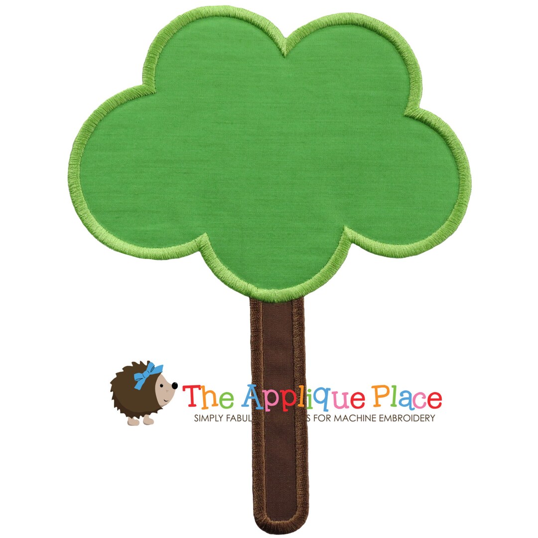 Forest Tree Applique Design , Instant Digital Download File for Machine ...