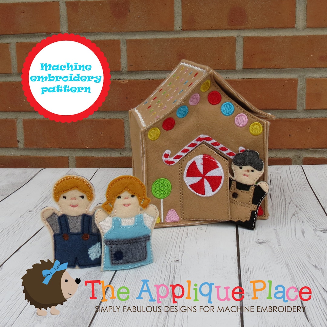 Finger Puppets Embroidery Design - Hansel and Gretel - in the Hoop ...