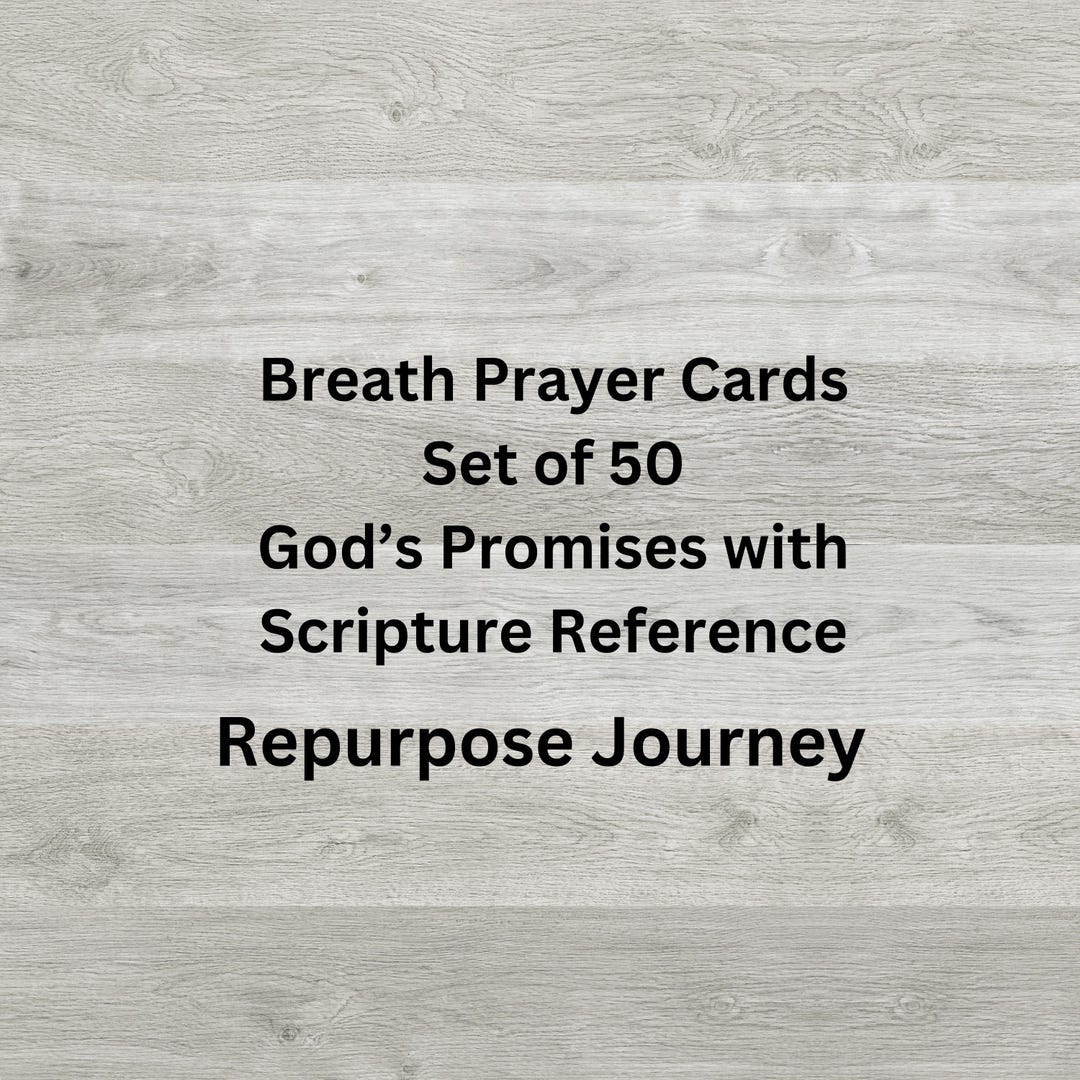 50 Breath Prayers With Scripture | Digital Download Breath Cards ...