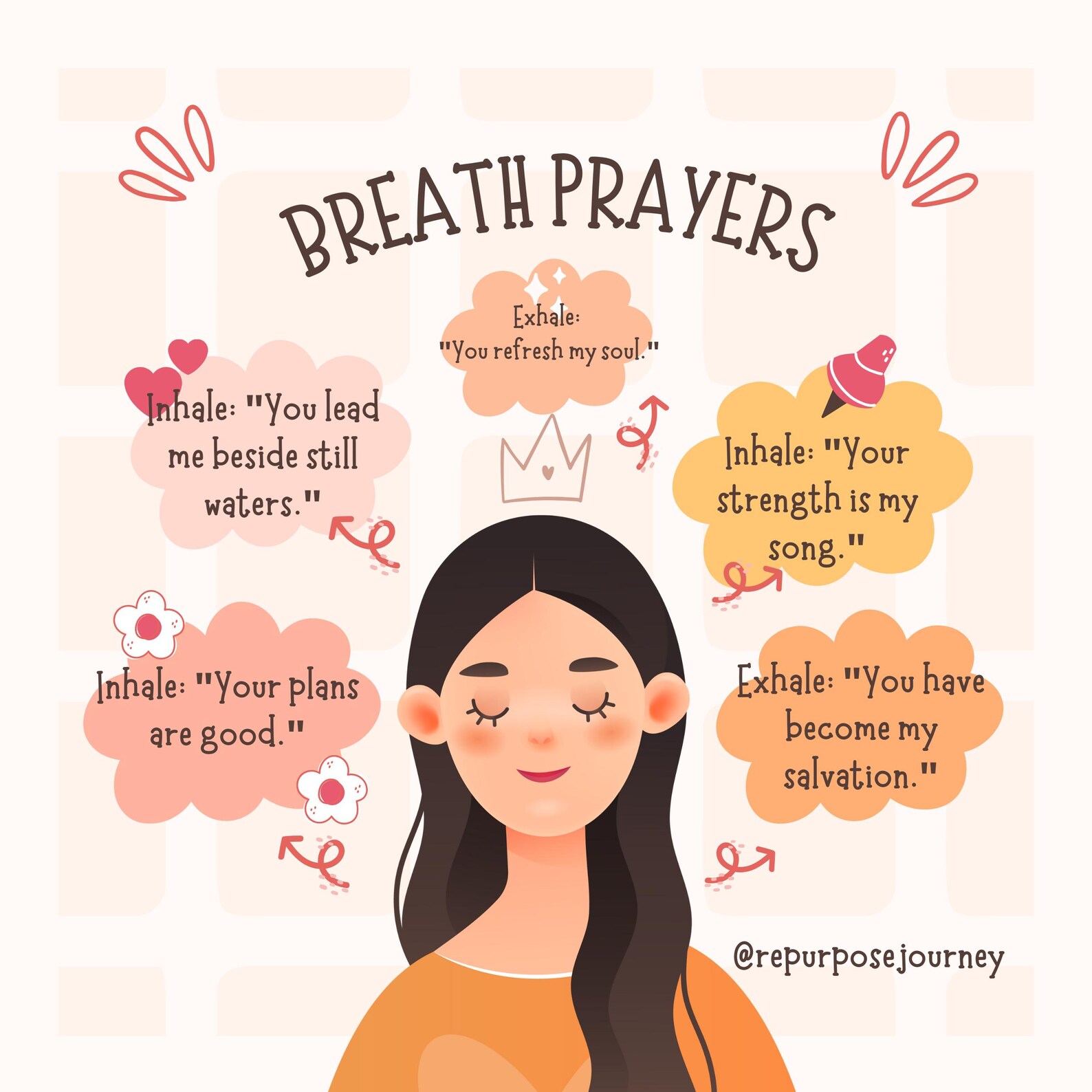 30 Breath Prayers for Sadness With Scripture - Digital Download ...