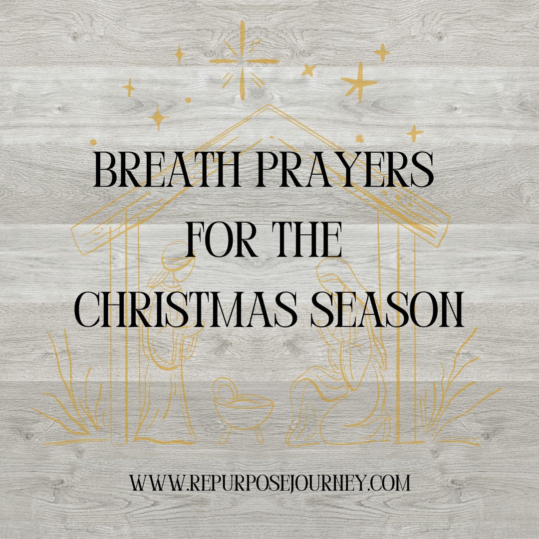 Christmas Breath Prayer Cards: Scripture Based, Mindful Meditation ...