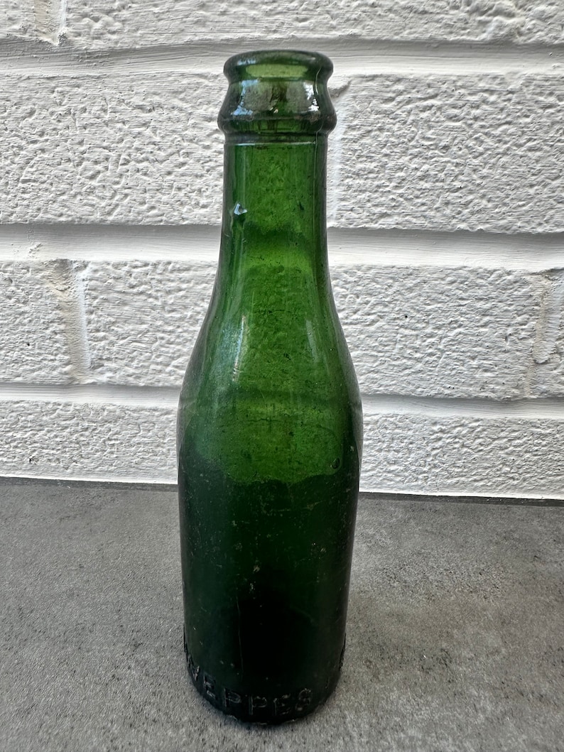 Schweppes Green Vintage Glass Bottle Beer Ale Brewery - Etsy