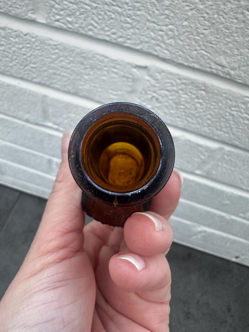 Vintage 1 OZ Bovril Limited 137 UGB Dark Amber Advertising Glass Bottle ...