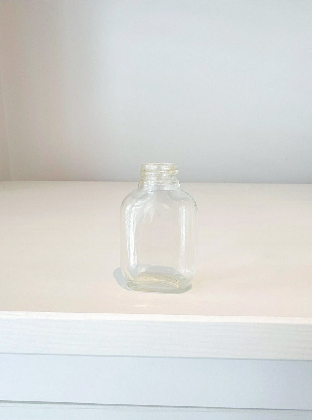 Mini Early 1900s Clear Glass Bottle UGB 3 - Etsy