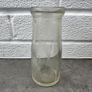 Thick UGB Vintage Milk Dairy Clear Glass Bottle Jar - Etsy
