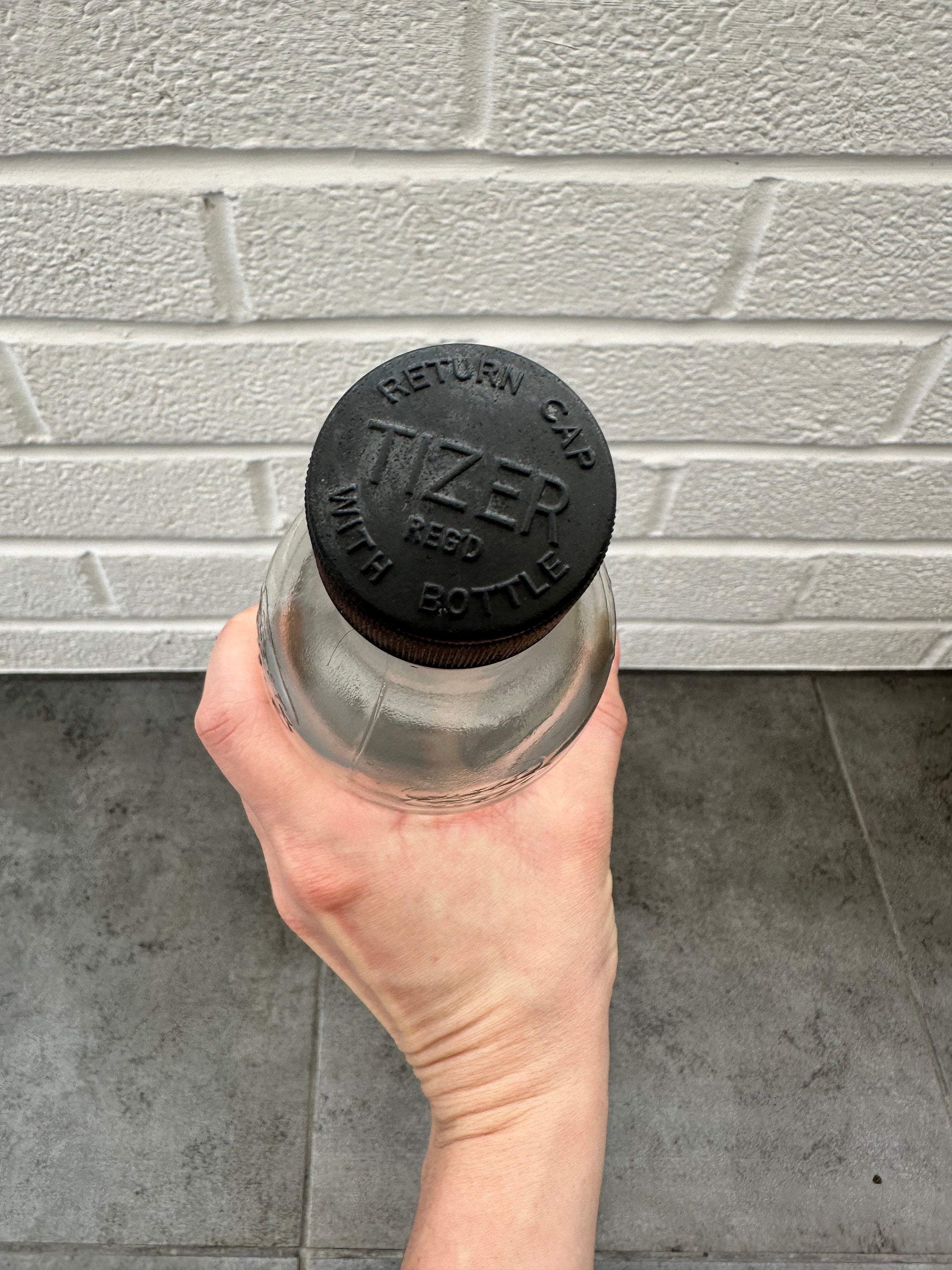 Vintage TIZER Glass Fizzy Pop Bottle With Original Screw Cap - Etsy