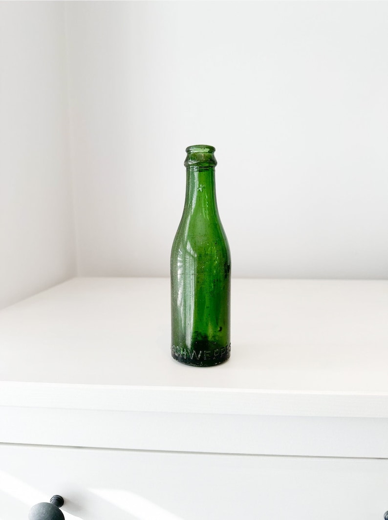 Schweppes Green Vintage Glass Bottle Beer Ale Brewery - Etsy