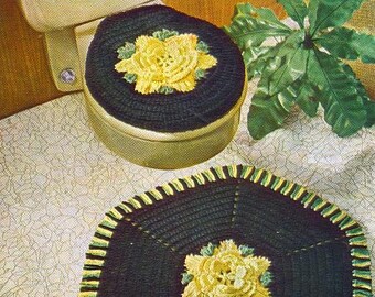 Crochet Bathroom Set | Etsy