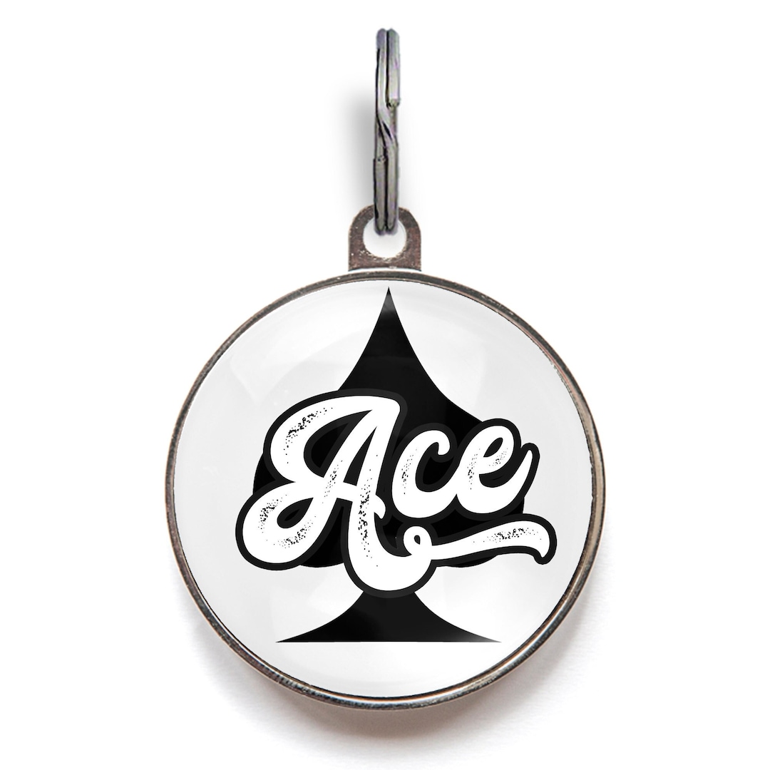 Ace of Spades Dog Tag - Ace of Spades Pet Tag - Etsy