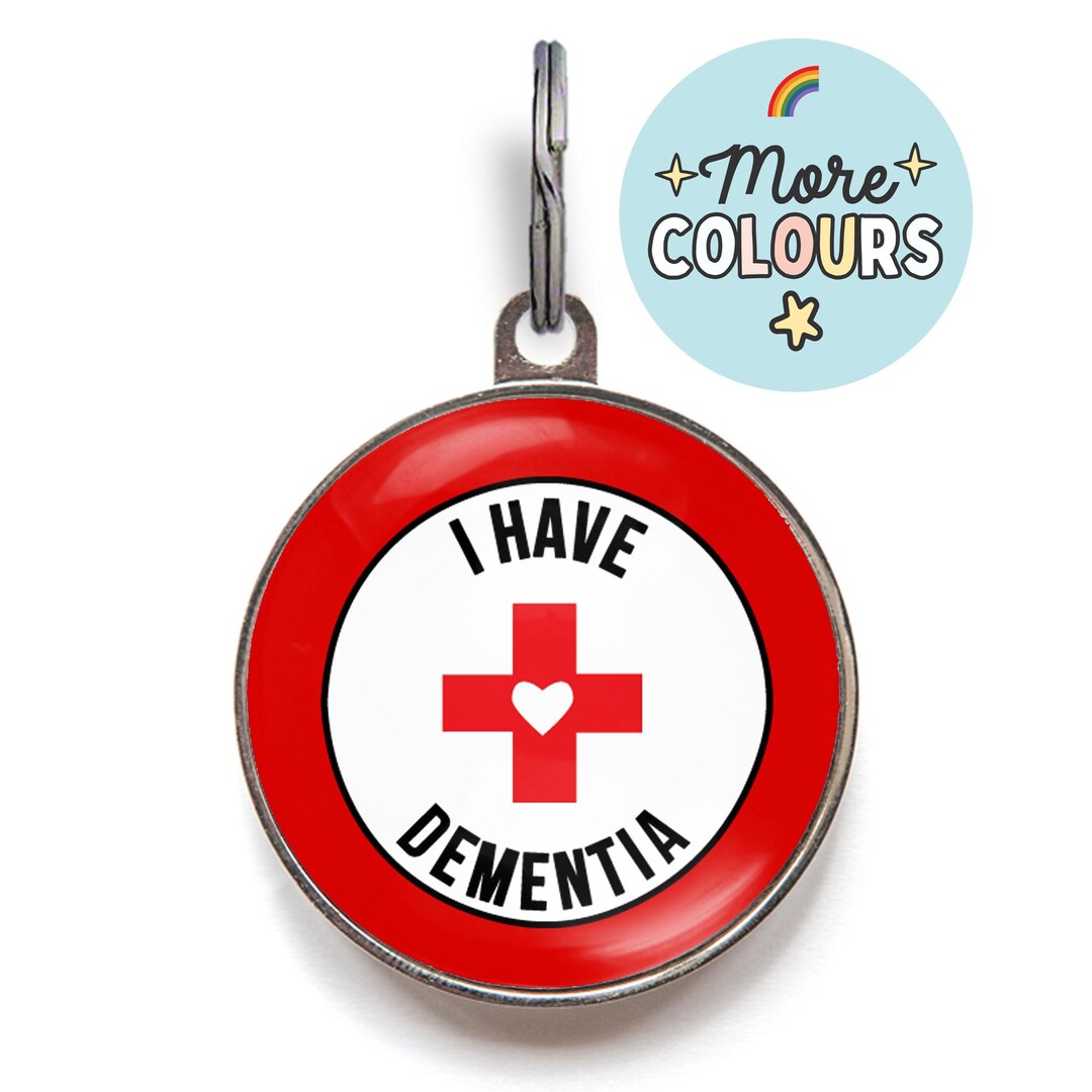 I Have Dementia Pet Tag | Custom Dementia Dog Tag & Dementia Cat Tag ...