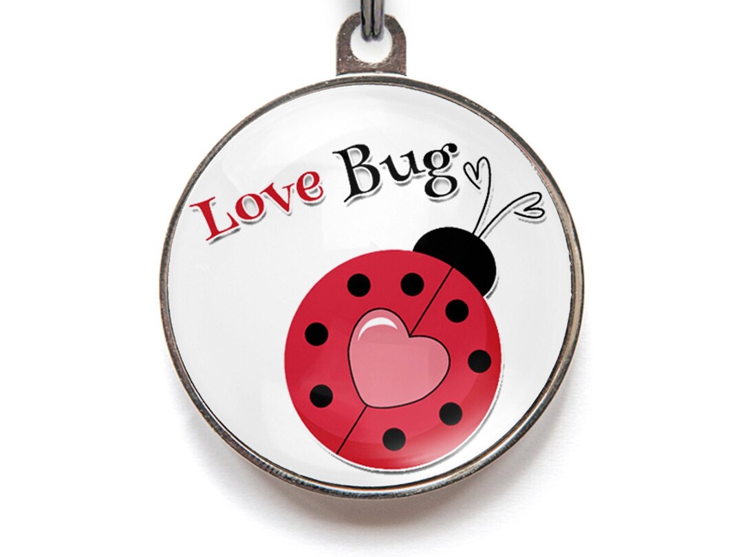 Love Bug Pet Tag FREE Personalization - Etsy