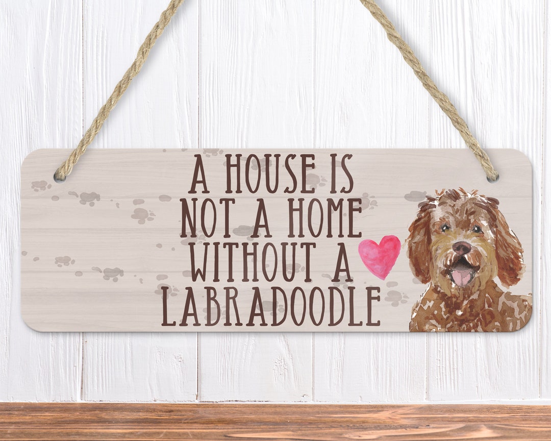 Brown Labradoodle Wall or Door Sign for Labradoodle Lovers - Etsy