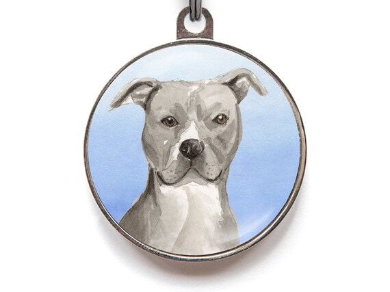 American Staffy Tag Unique Pet Tag For American Staffordshire | Etsy