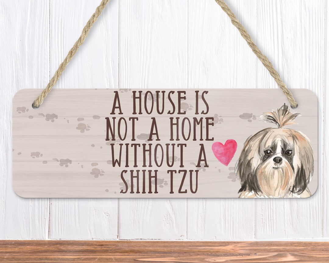 Shih Tzu Wall or Door Sign for Shih Tzu Owners - Etsy