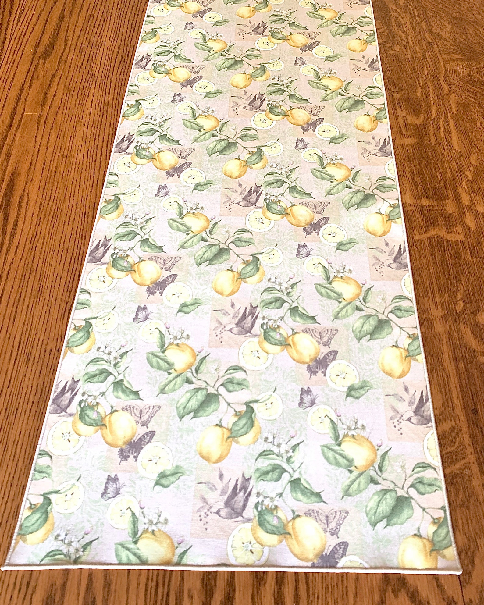 Lemon Table Runner Lemon Decor Lemon Kitchen Decor Summer - Etsy