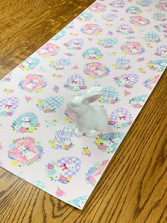 Easter Table Runner Pastel Table Runner Easter Runner | Etsy