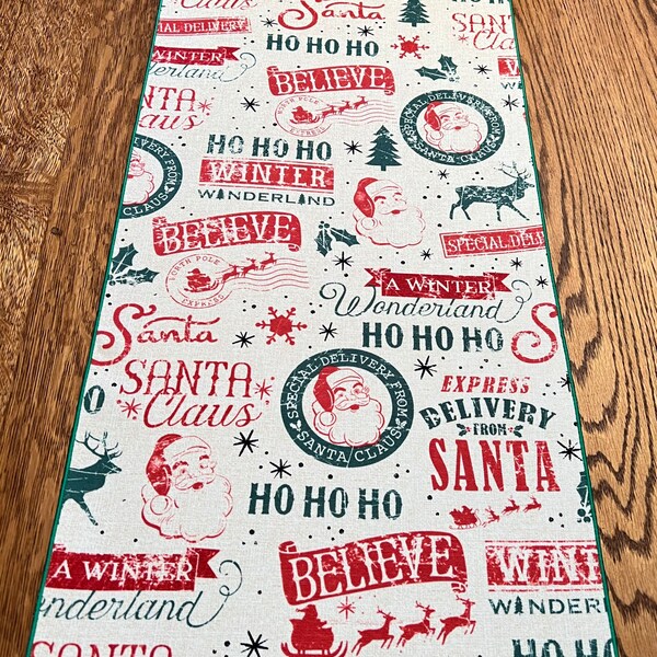 Christmas Table Runner - Etsy