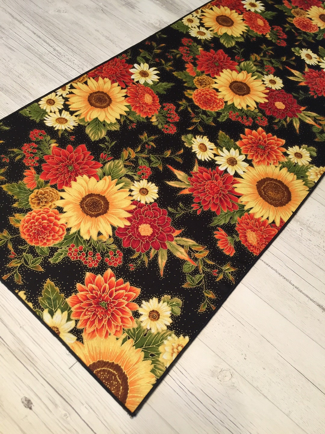 Sunflower Decor, Summer Table Runner, Fall Table Runner, Thanksgiving ...