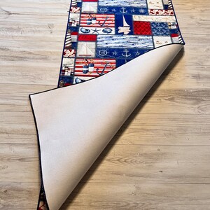 Summer Table Decor, Sailboat Decor, Summer Table Runner, Coastal Home ...