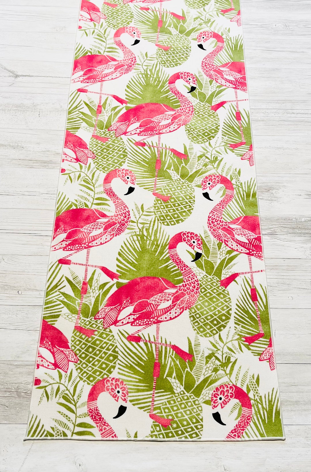 Flamingo Decor, Tropical Decor, Summer Table Runner, 13”x53”, Pink ...